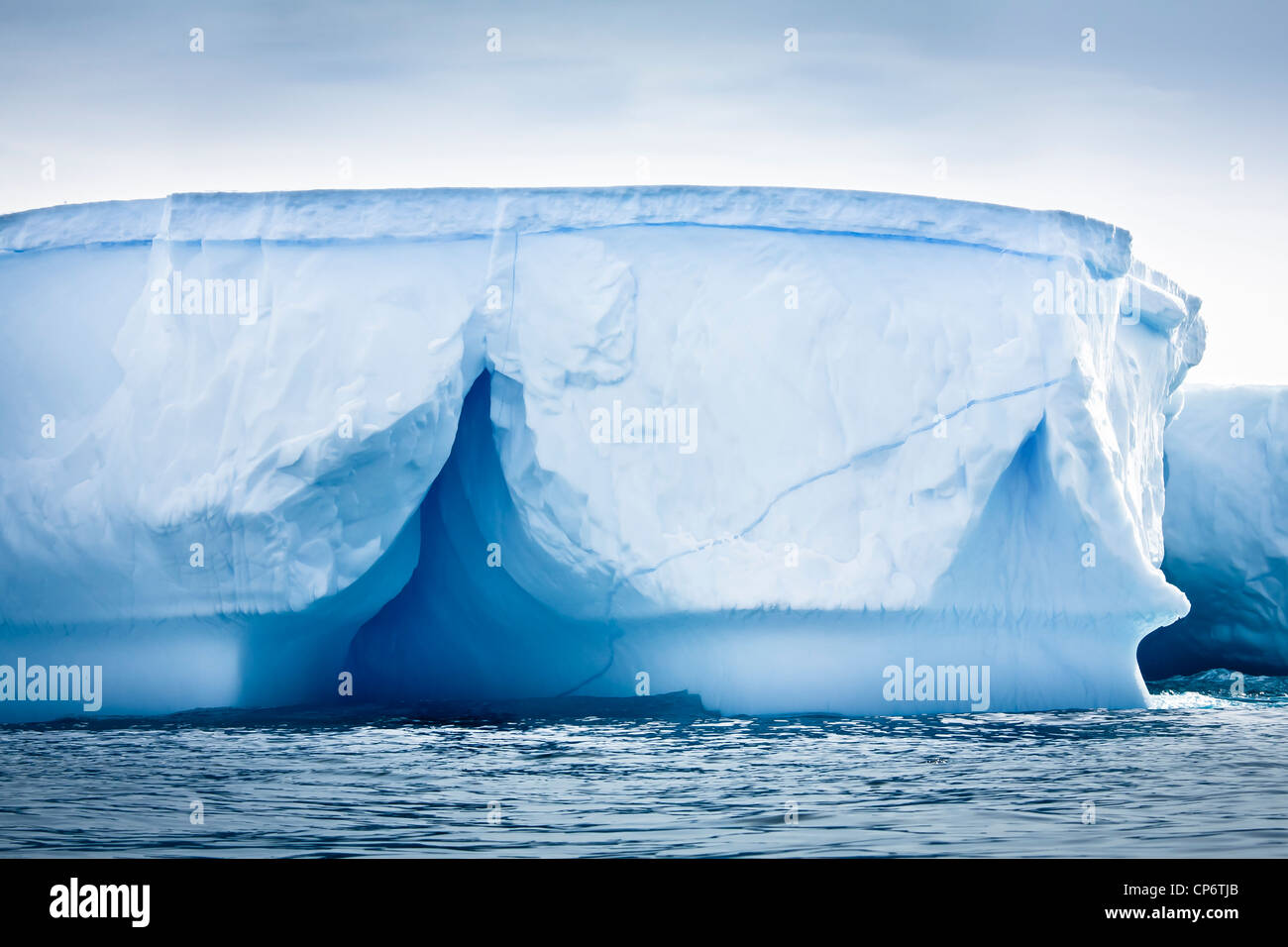 Antarctic iceberg in the snow Stock Photo - Alamy