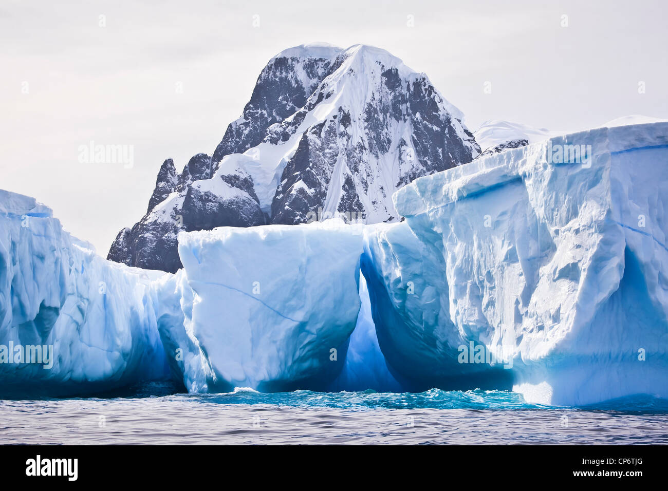 Antarctic iceberg in the snow Stock Photo - Alamy