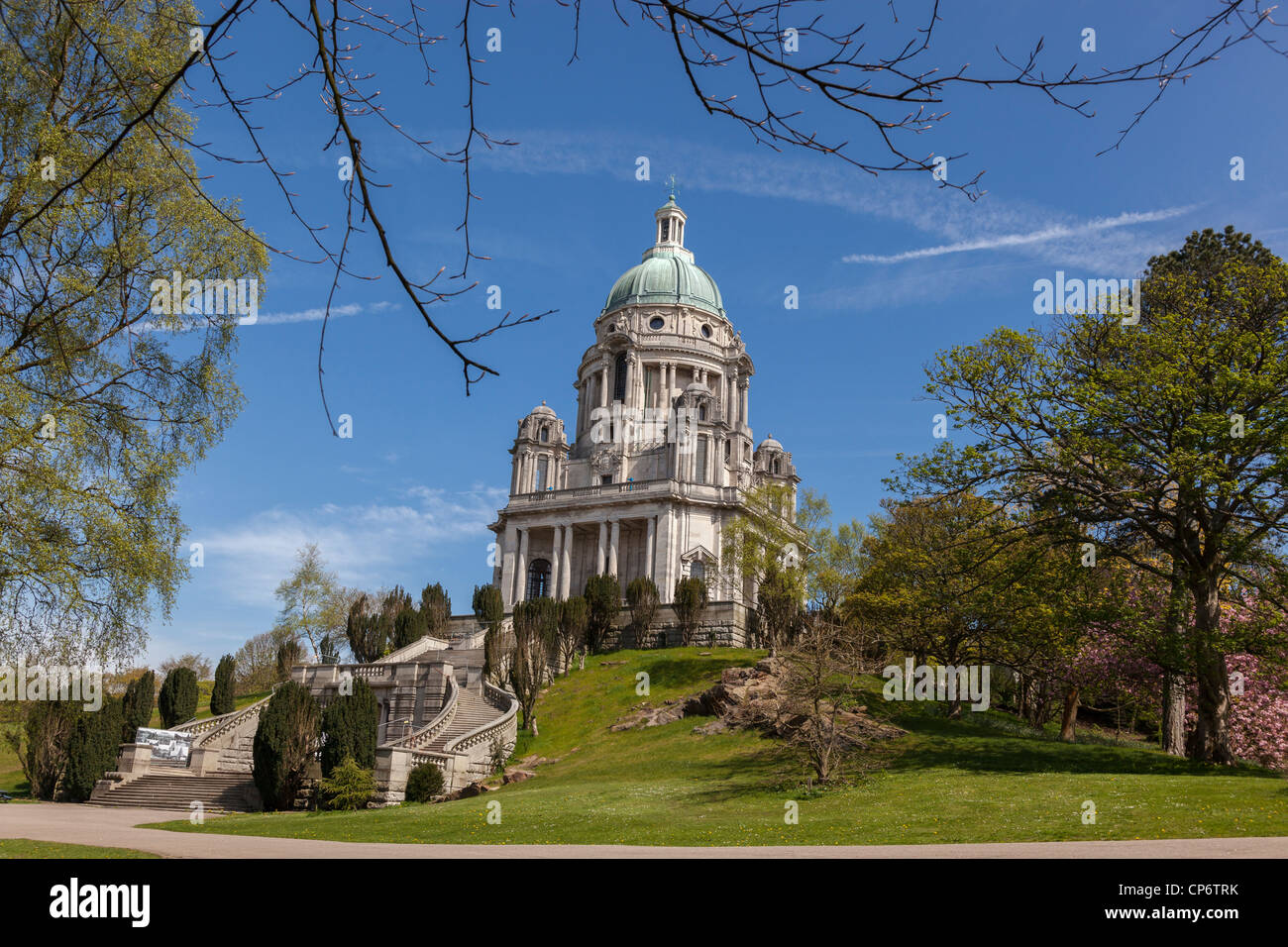 Lancaster. The Ashton Memorial in Williamson Park Stock Photo - Alamy