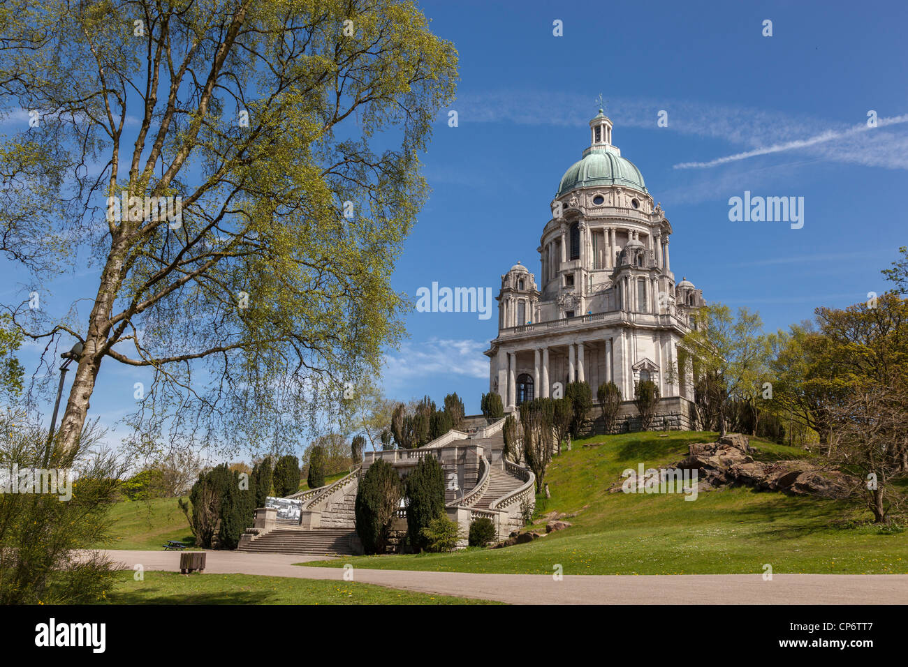Lancaster. The Ashton Memorial in Williamson Park Stock Photo - Alamy