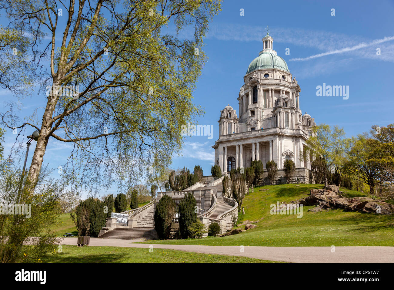 Lancaster. The Ashton Memorial in Williamson Park Stock Photo - Alamy