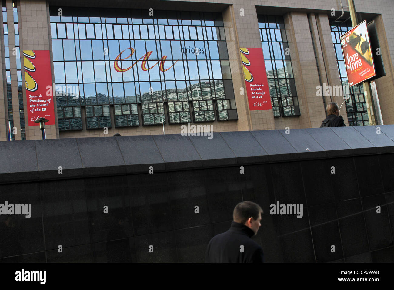 The Justus Lipsius building in Brussels Stock Photo - Alamy