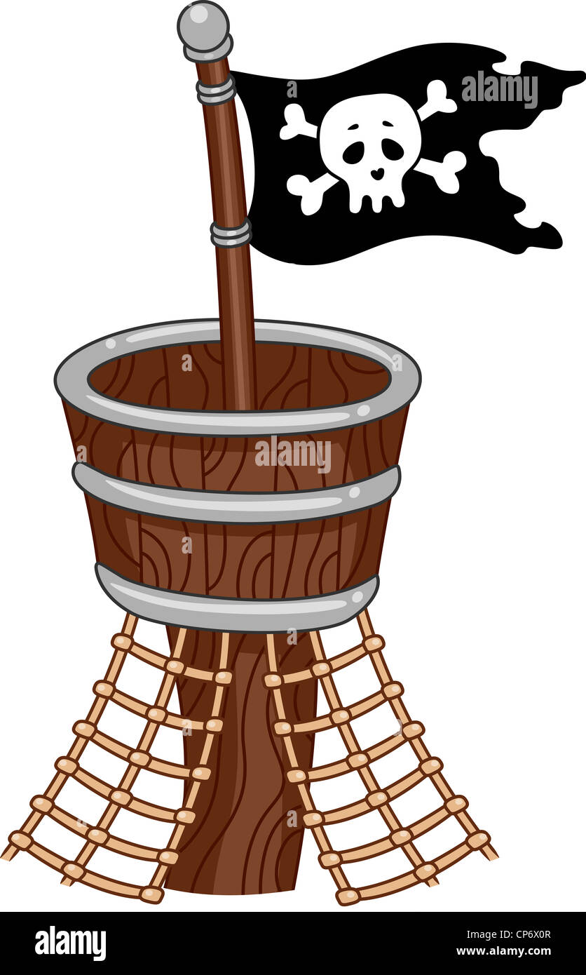 Pirate flag skull and crossbones Cut Out Stock Images & Pictures - Alamy