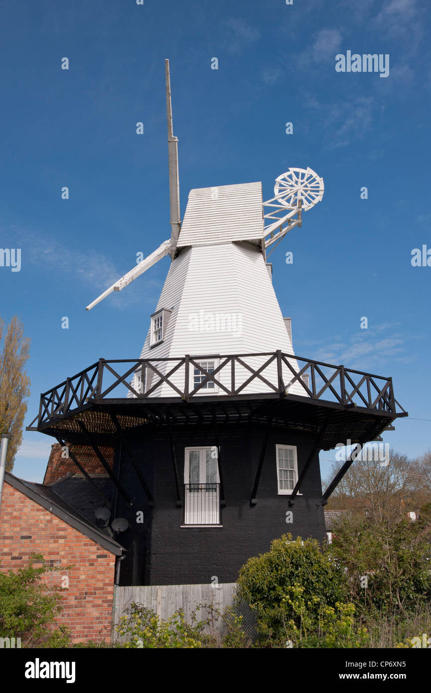 RYE, EAST SUSSEX, UK - APRIL 30, 2012: Exterior view of Rye Lodge Hotel ...