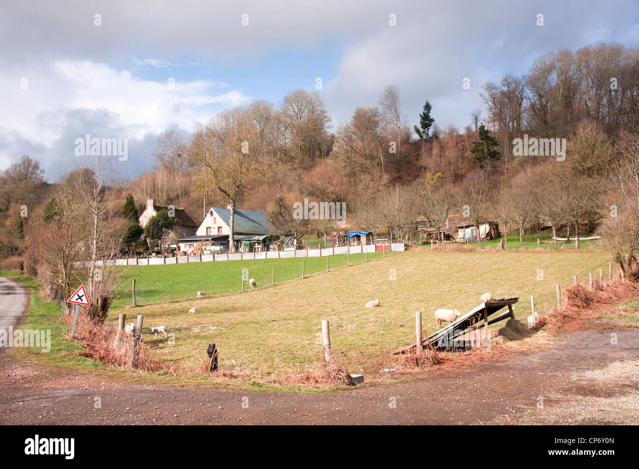 A Farm House Stock Photo - Alamy