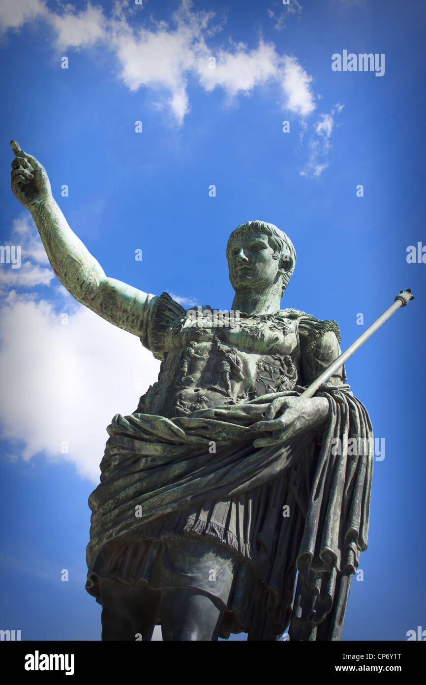 A statue of Julius Caesar in Rome Stock Photo - Alamy