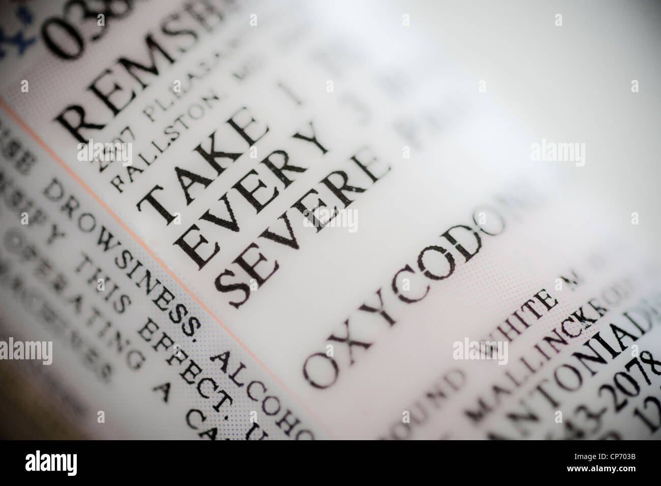 Prescription bottle and label hi-res stock photography and images - Alamy