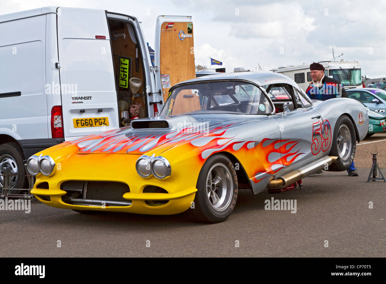 1959 corvette race hi-res stock photography and images - Alamy