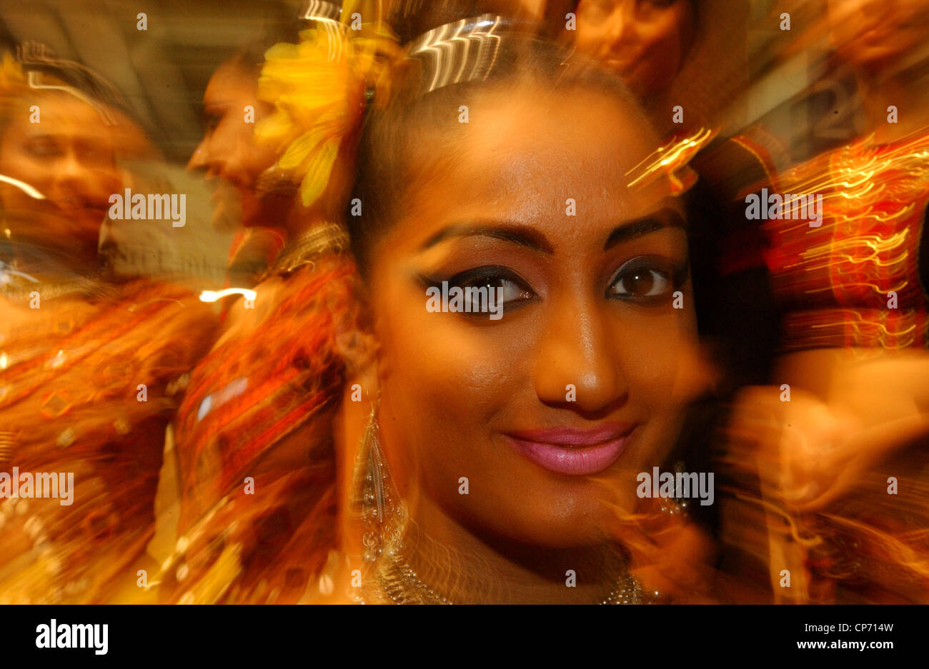 Sri Lankan dancer of the dance group Channa Upuli, Berlin, Germany ...
