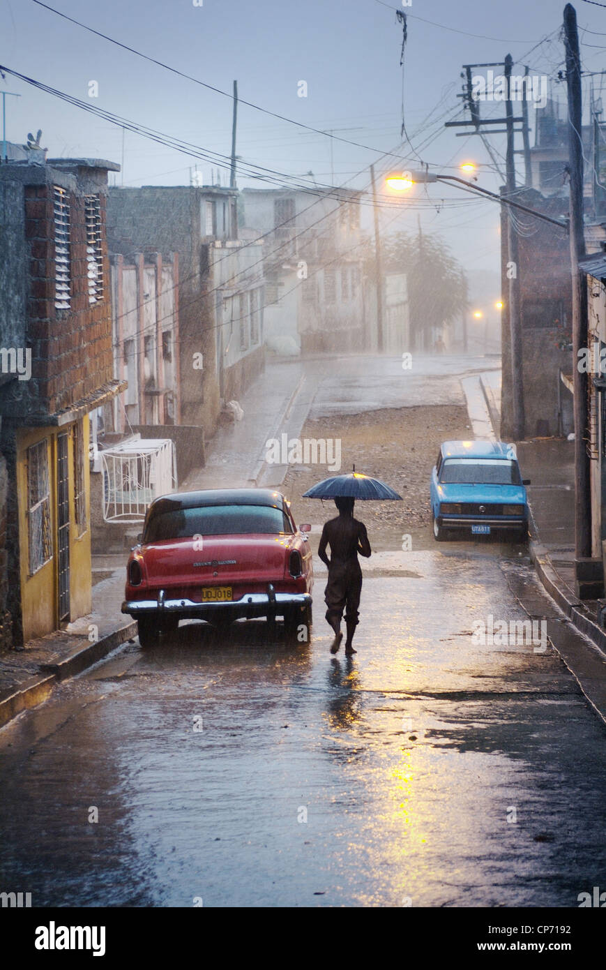 Rainy weather scene hi-res stock photography and images - Alamy