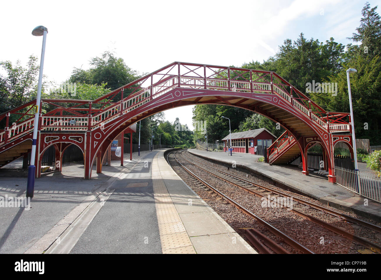 Bridge railway foot bridge over hi-res stock photography and images - Alamy
