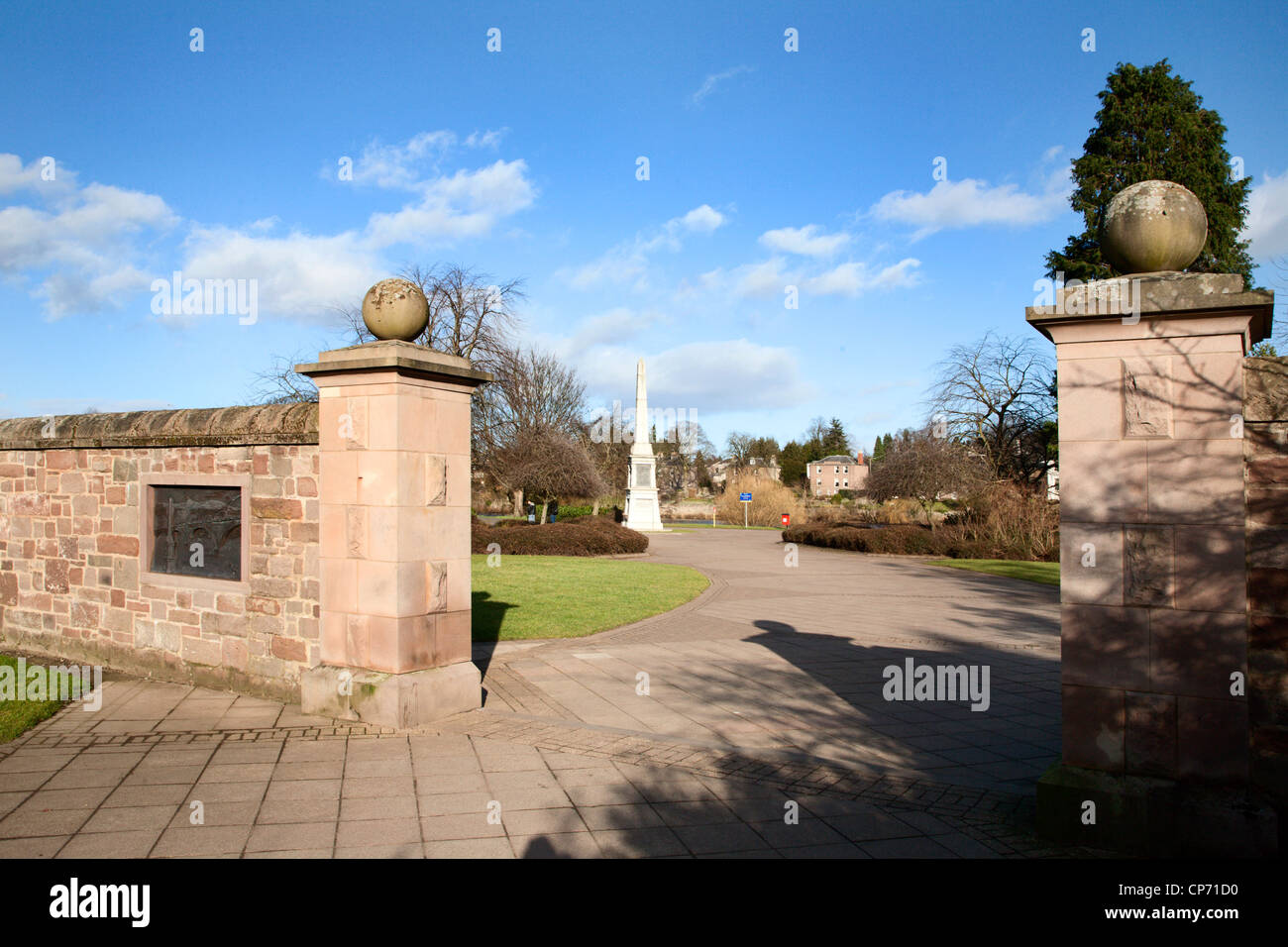 North Inch and 90th Light Infantry Perthshire Volunteers Memorial Perth ...