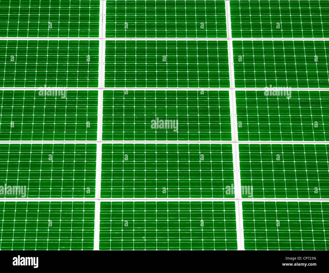 Green Solar Panels Stock Photo - Alamy