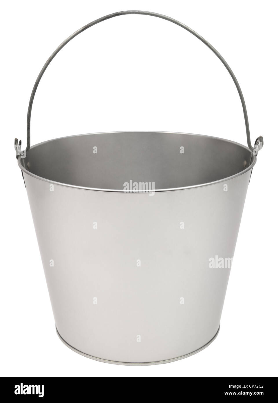 Metal Bucket Isolated Stock Photo - Alamy