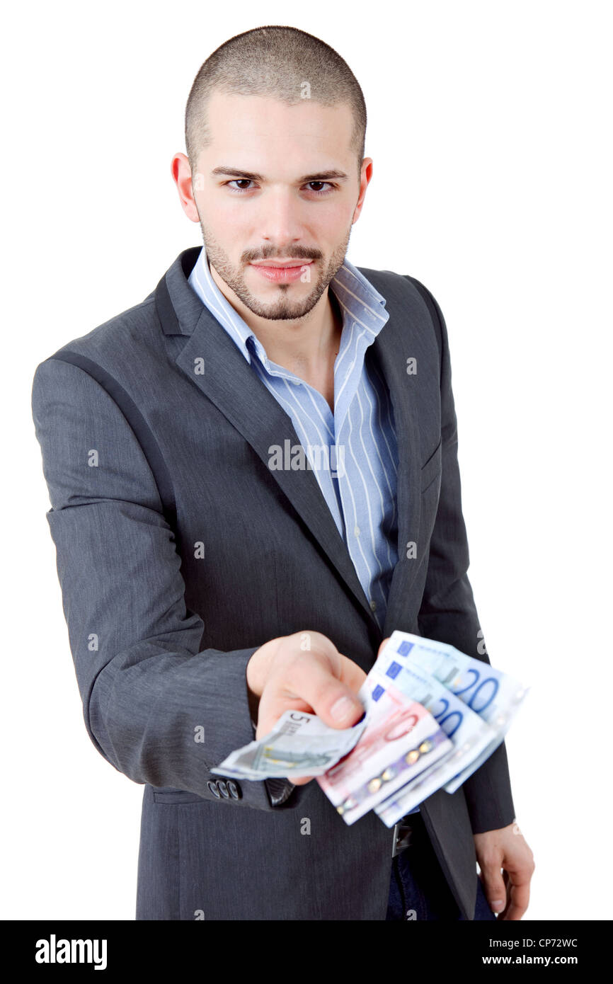 Money man collect hi-res stock photography and images - Alamy