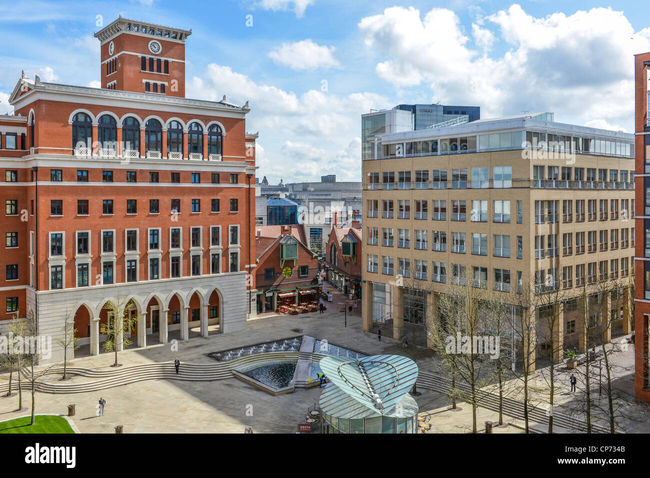 Central Square, Brindleyplace, Birmingham. West Midlands, England Stock ...