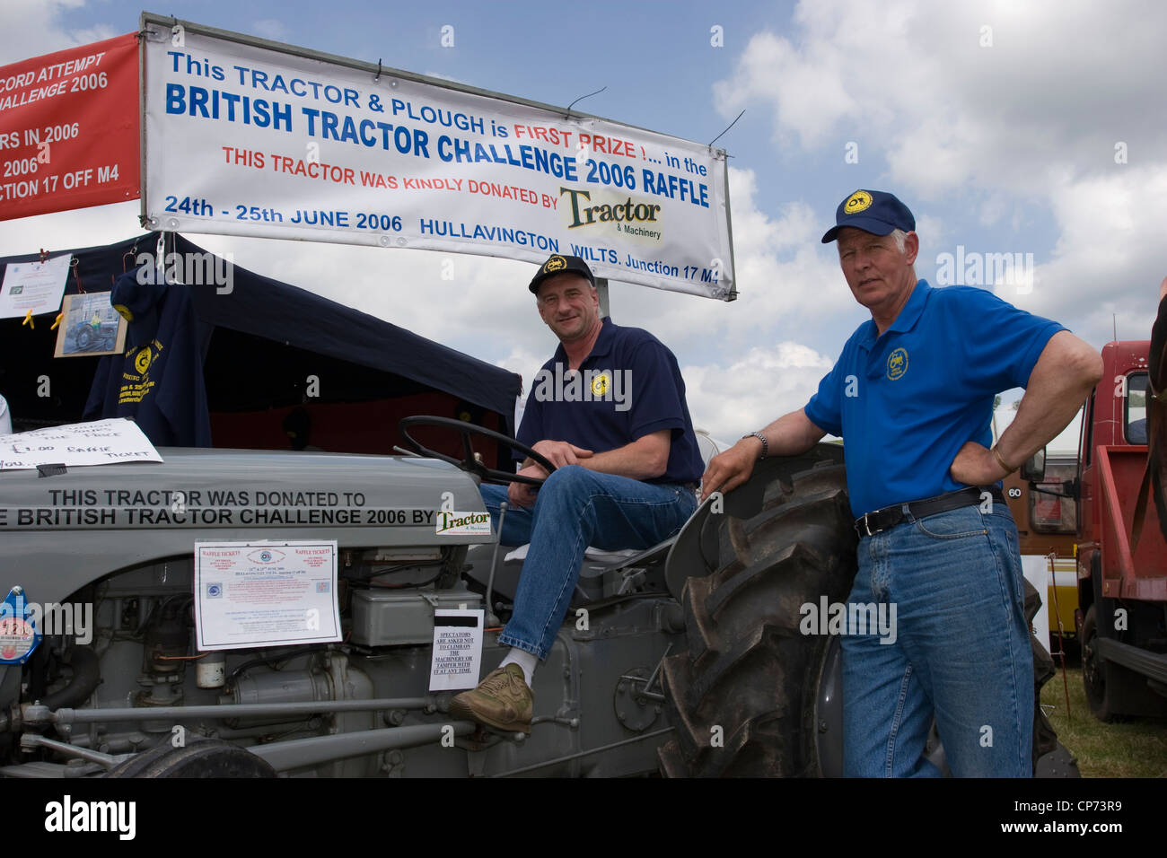Advertising the British Tractor Challenge with a prize draw raffle to ...