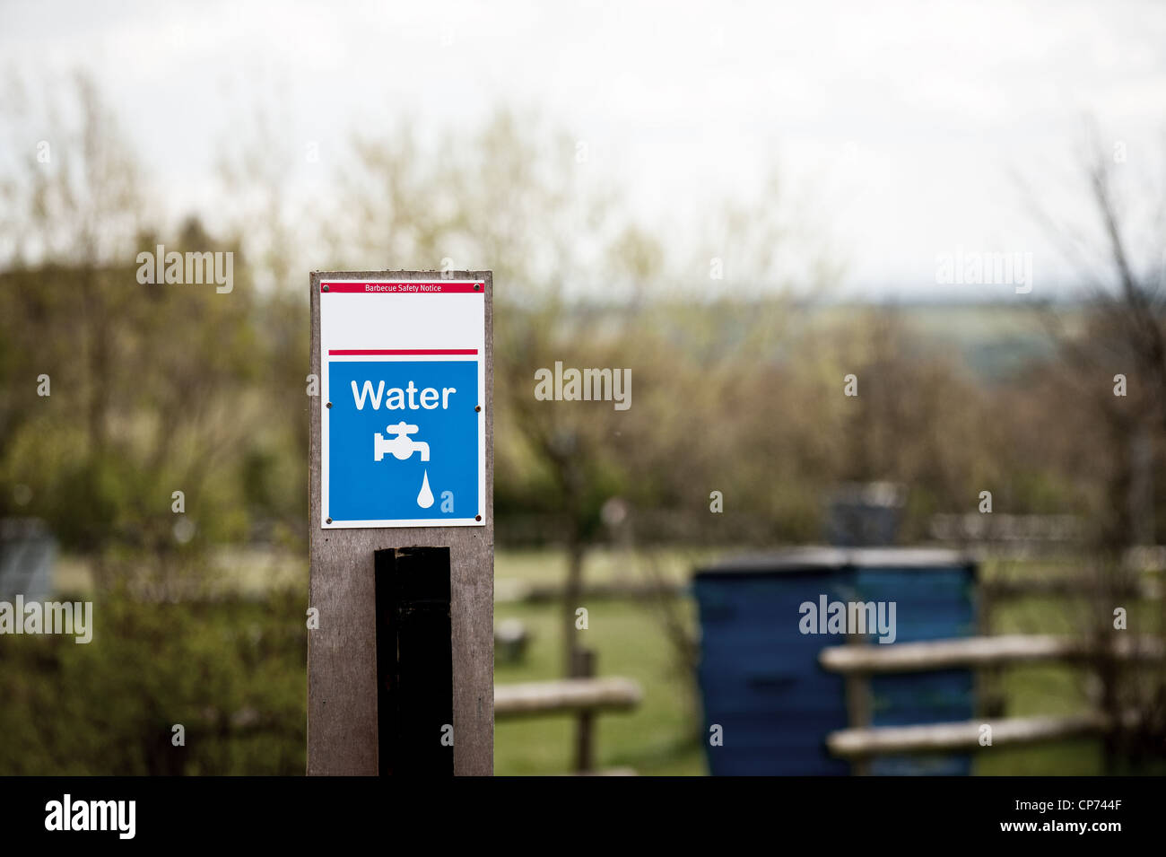 A sign for water source Stock Photo - Alamy