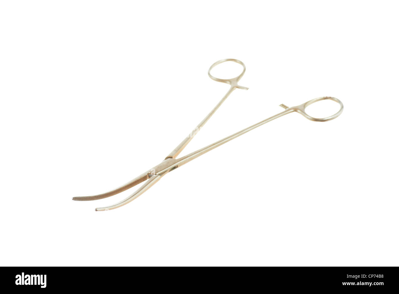 Surgical instrument (curved pean, haemostatic forceps Stock Photo - Alamy