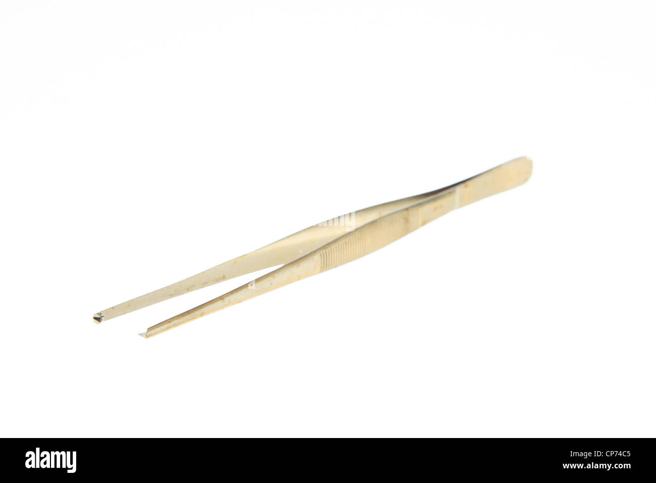 Surgical instrument (foreceps) isolated on white background Stock Photo ...