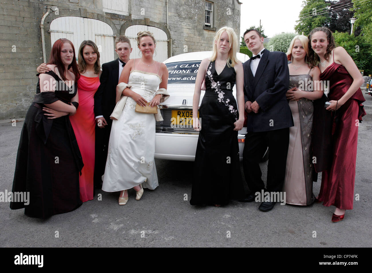 Student prom, Lavington School, Leigh Park Hotel, Bradford-on-Avon ...