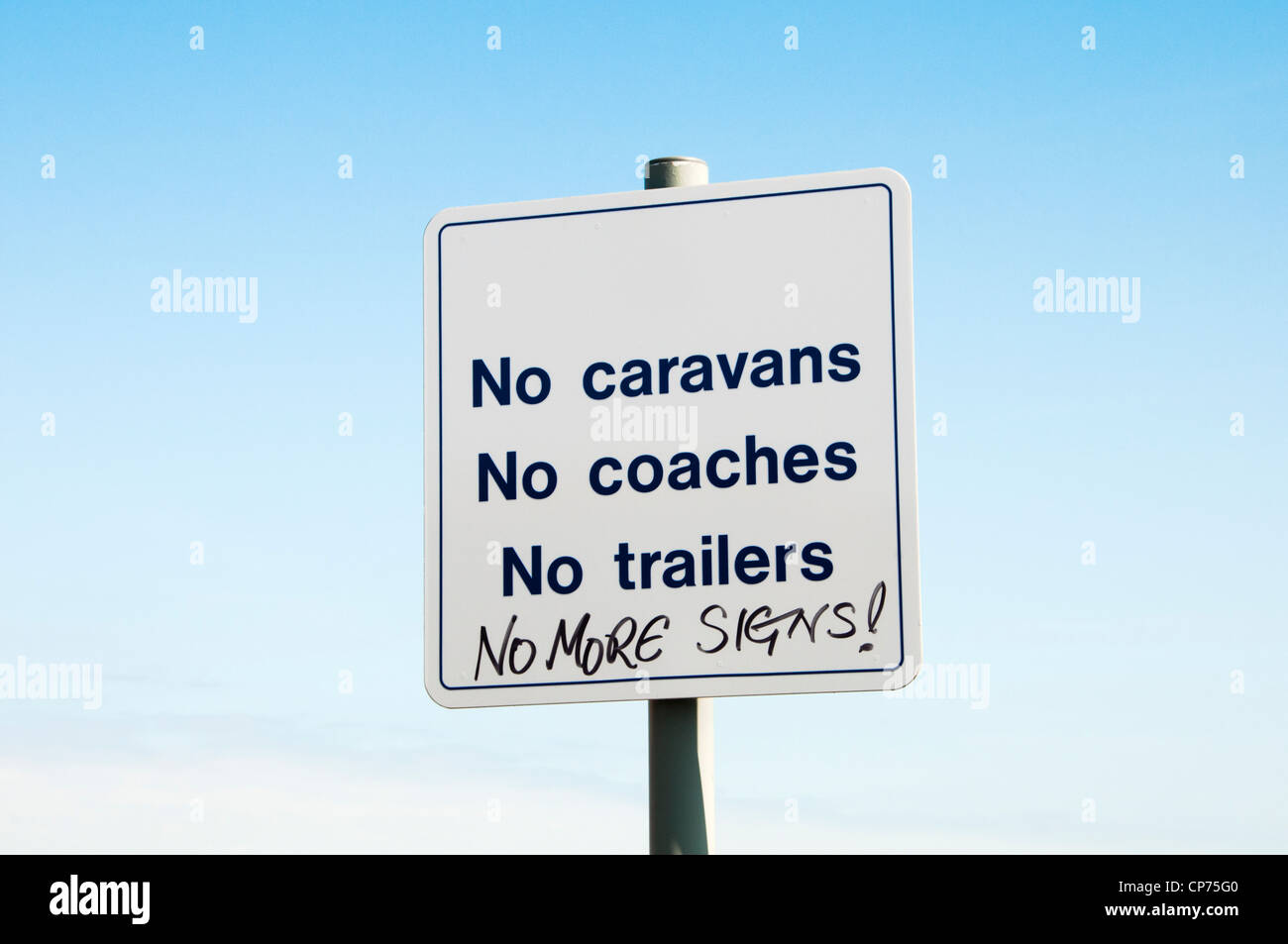 A defaced car park sign Stock Photo - Alamy