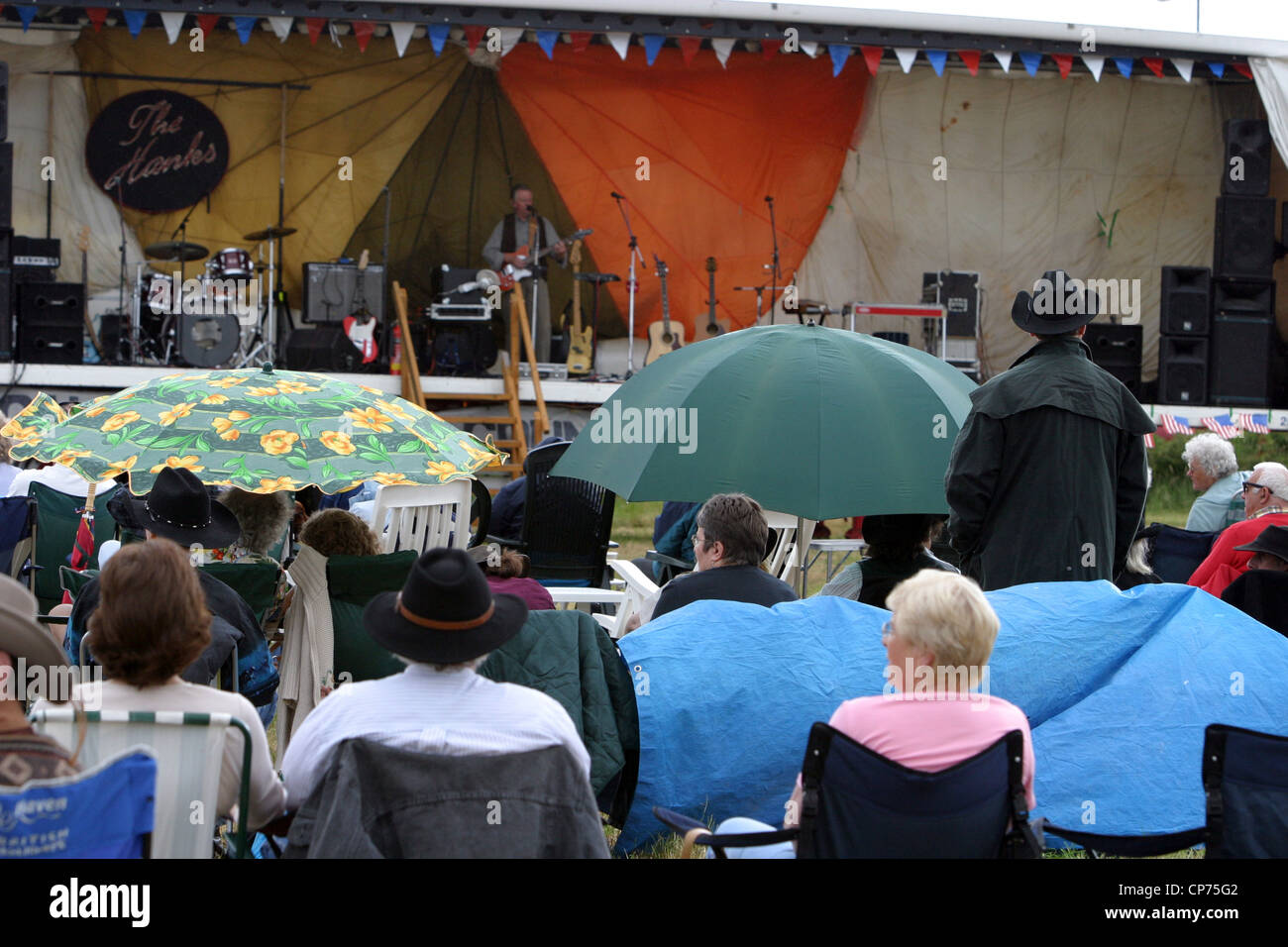 Calne Country Music Festival in the Showground, Beversbrook Stock Photo ...