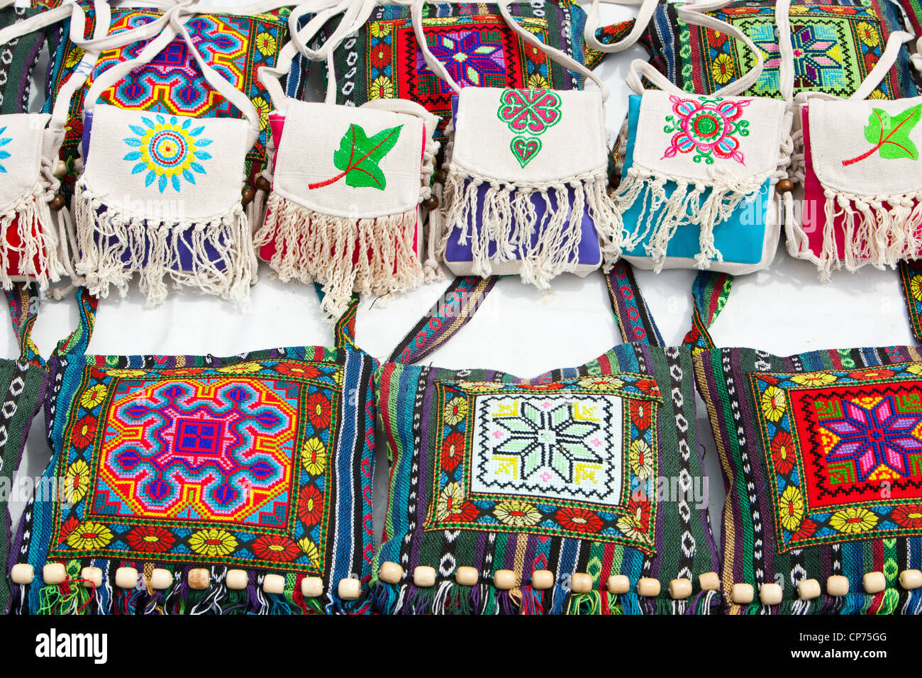 Moroccan hand bags in Marrakech, Morocco Stock Photo - Alamy