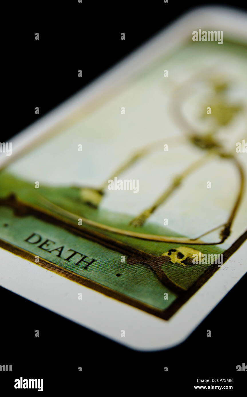 "Death" from a deck of Tarot Cards Stock Photo - Alamy