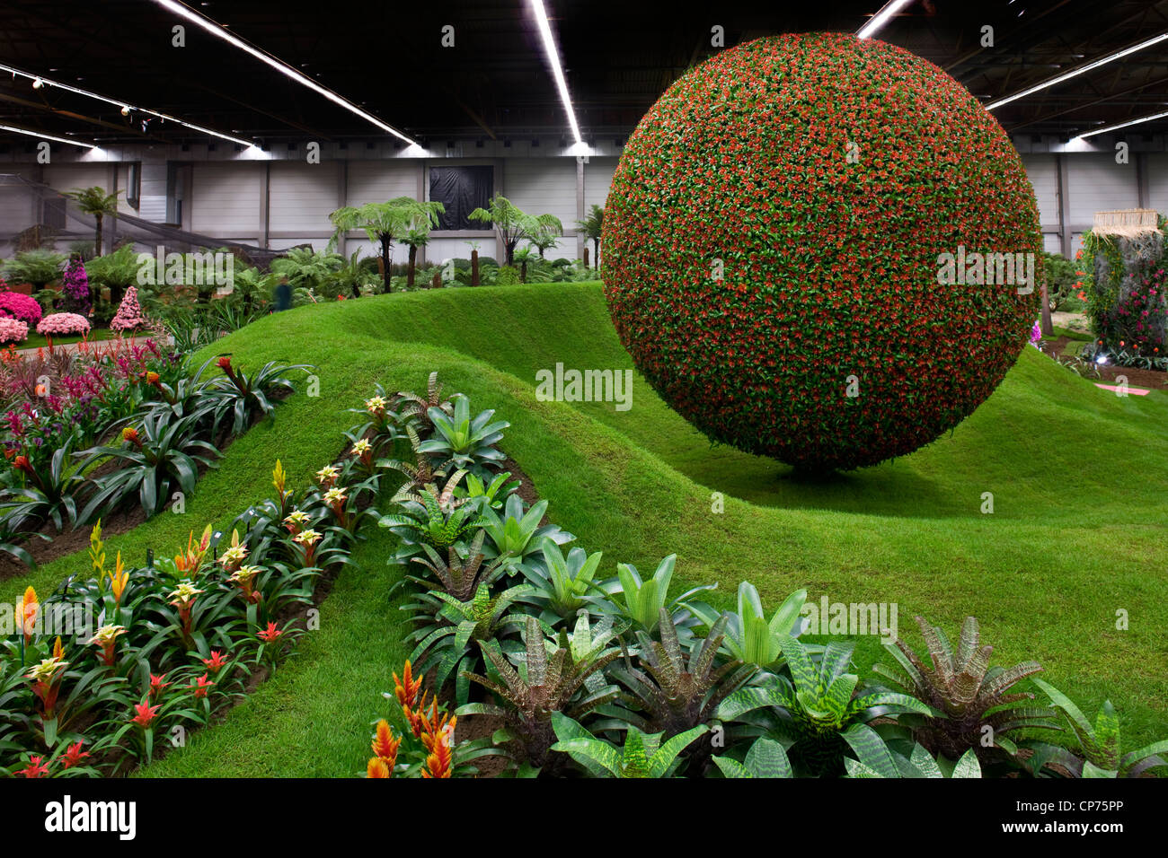 Flower show and plant exhibitions at the Ghent Floralies 2010 in ...