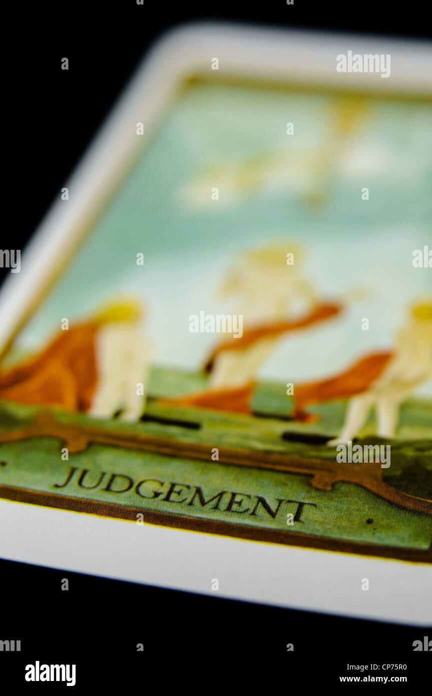 "Judgement" from a deck of Tarot Cards Stock Photo - Alamy
