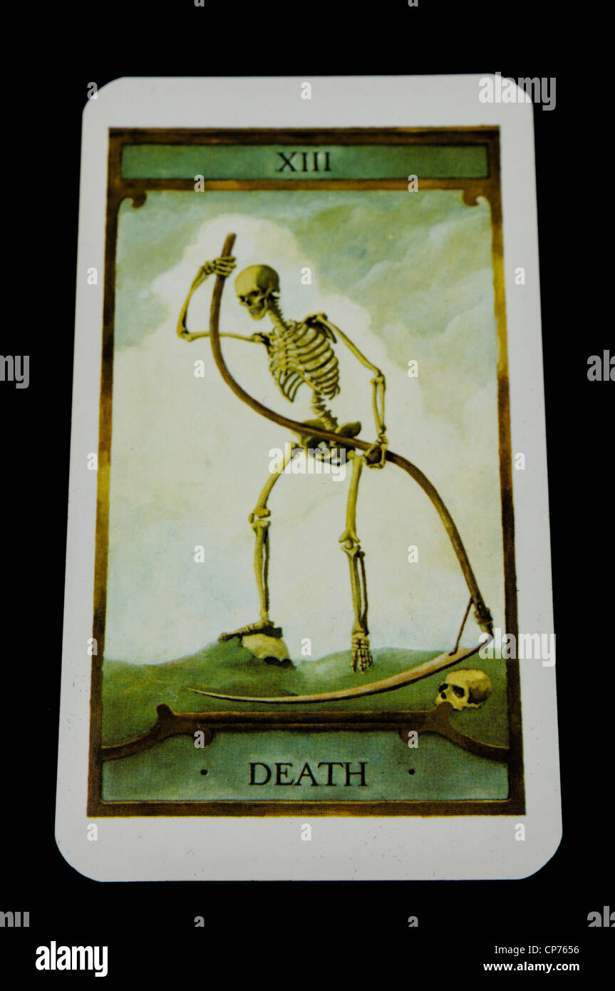 "Death" card from a deck of Tarot Cards Stock Photo - Alamy