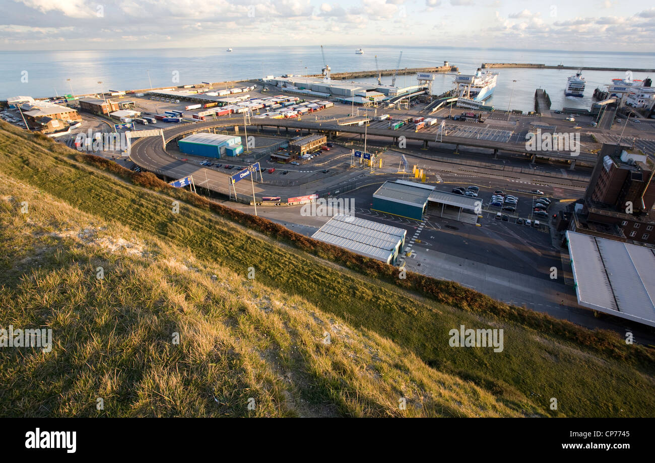 Dover Harbour, Channel Ferry Crossing, Kent, England, UK Stock Photo ...
