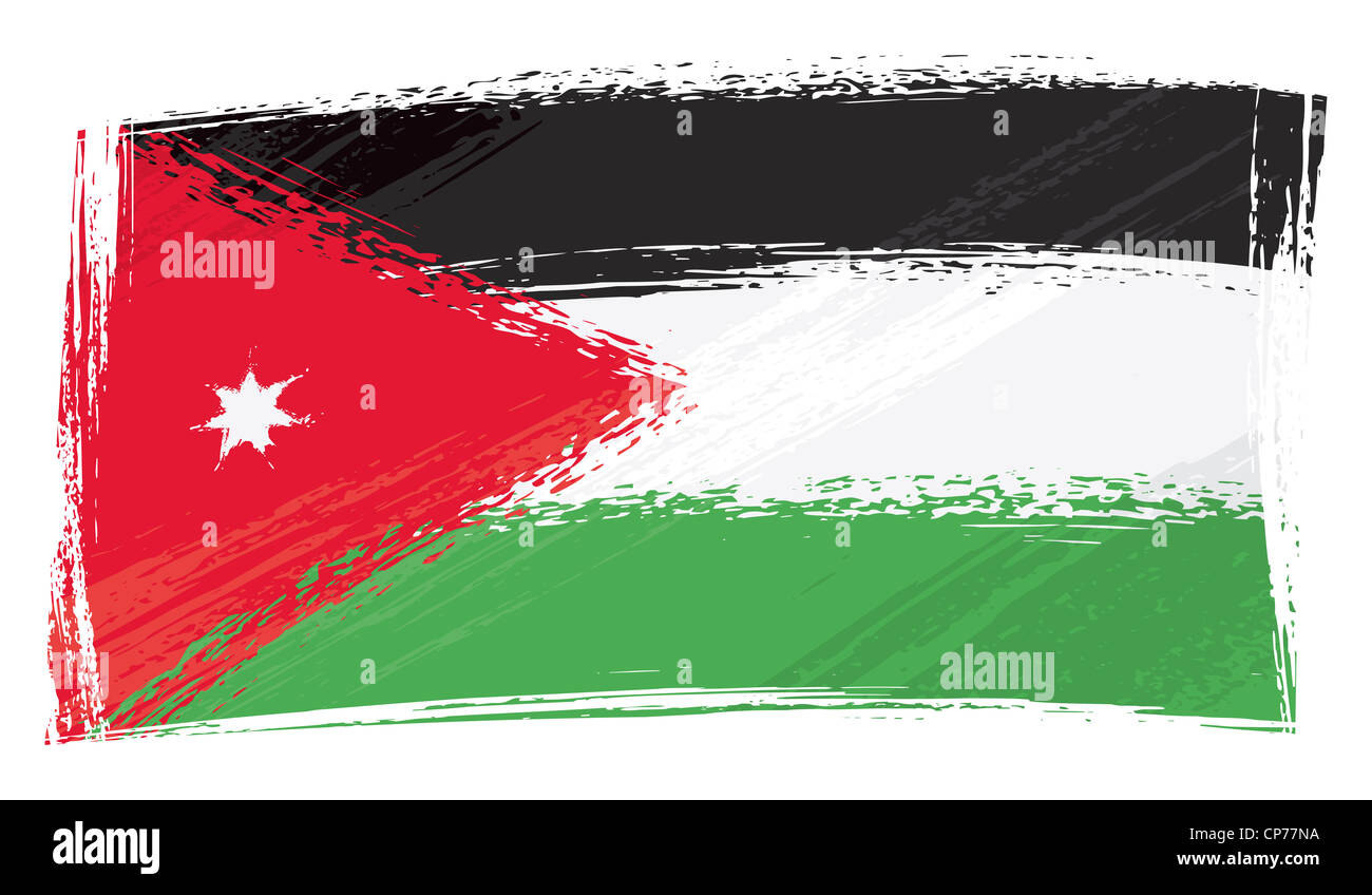 Jordan flag Cut Out Stock Images & Pictures - Alamy