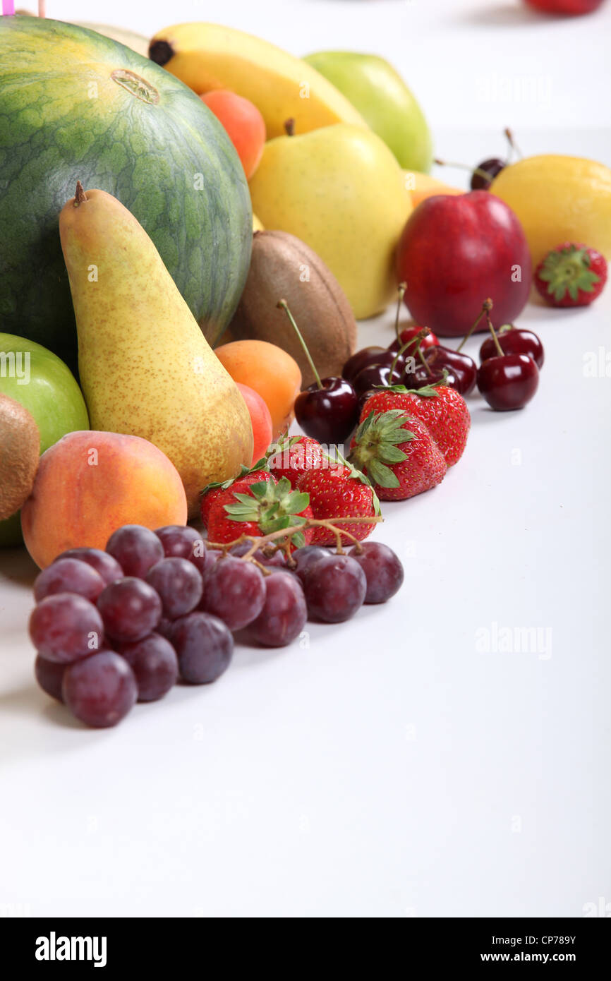 Selection of various fruits Stock Photo - Alamy