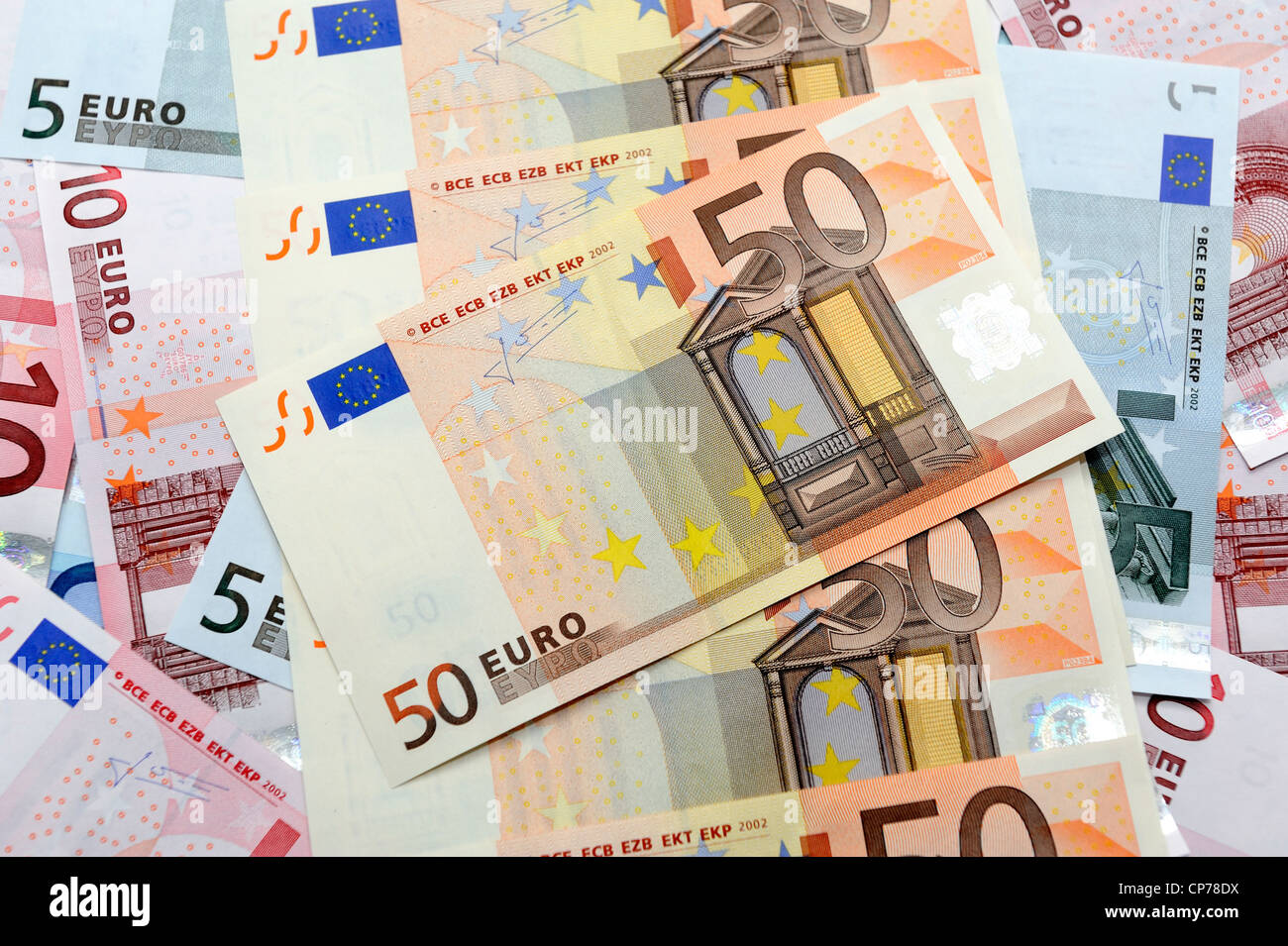 Euro 50 notes Stock Photo - Alamy