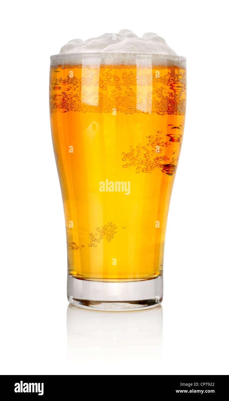 Isolated beer glass on hi-res stock photography and images - Alamy