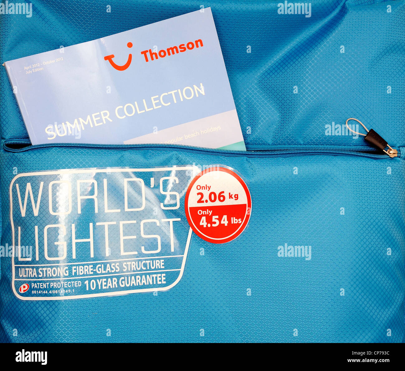 worlds lightest suitcase fibre glass structure Stock Photo - Alamy