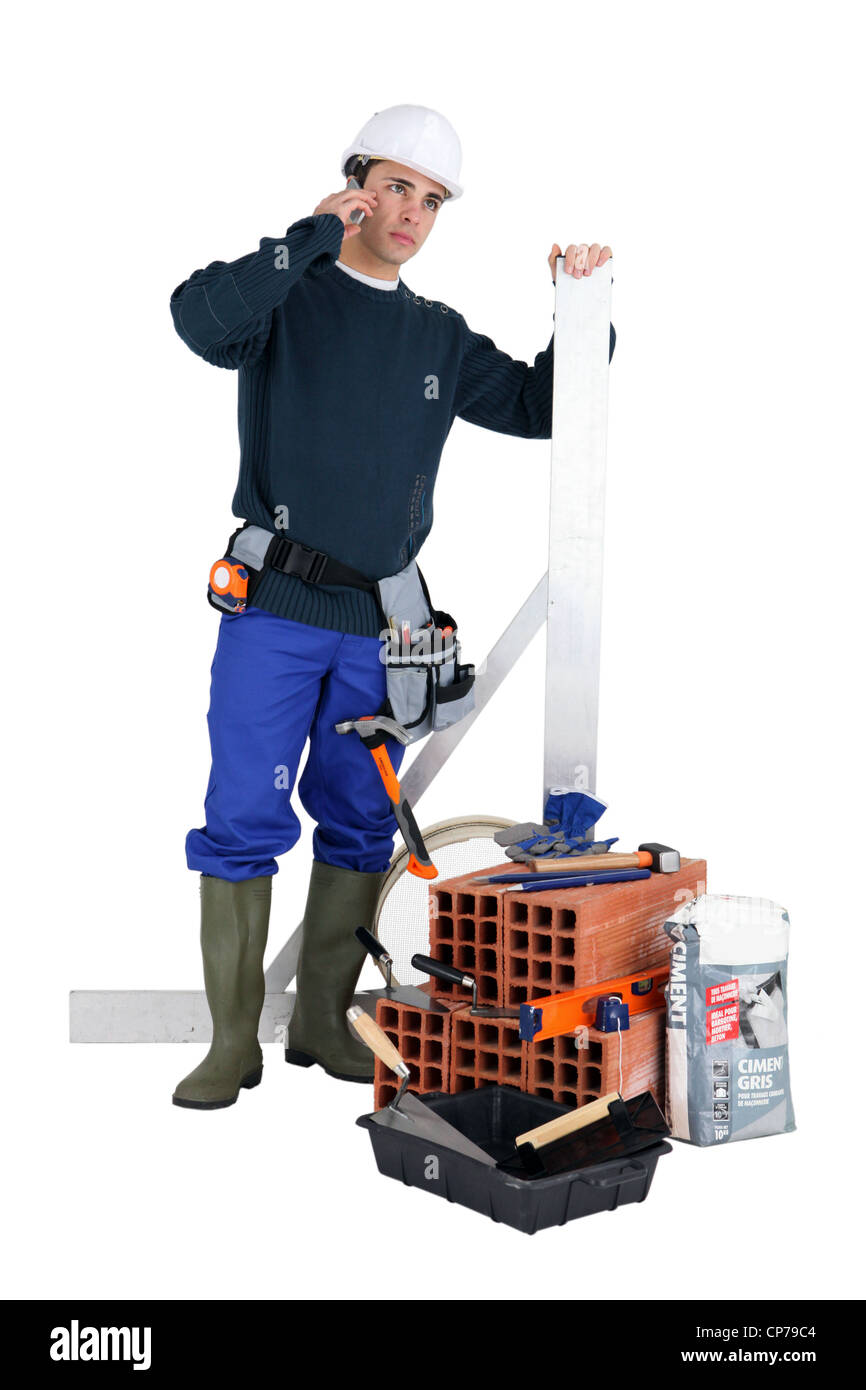 Making cement Cut Out Stock Images & Pictures - Alamy