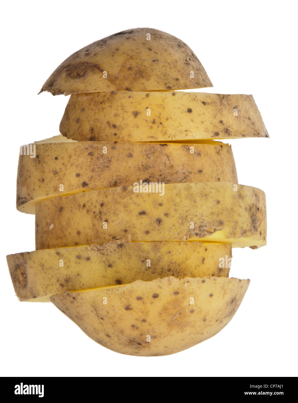 Chopped Potato isolated on white background Stock Photo - Alamy