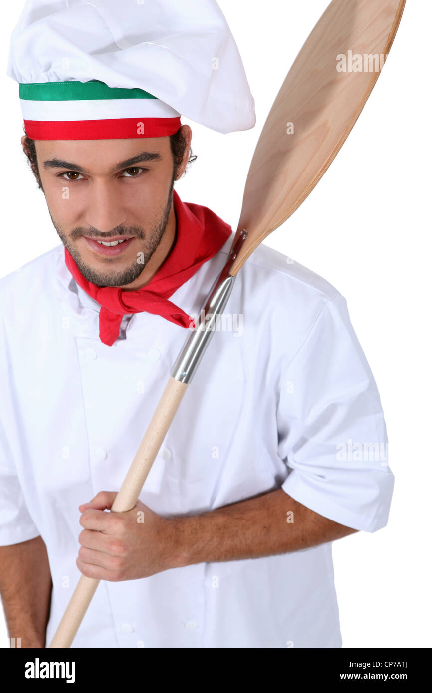 Handsome black man holding pizza hi-res stock photography and images ...