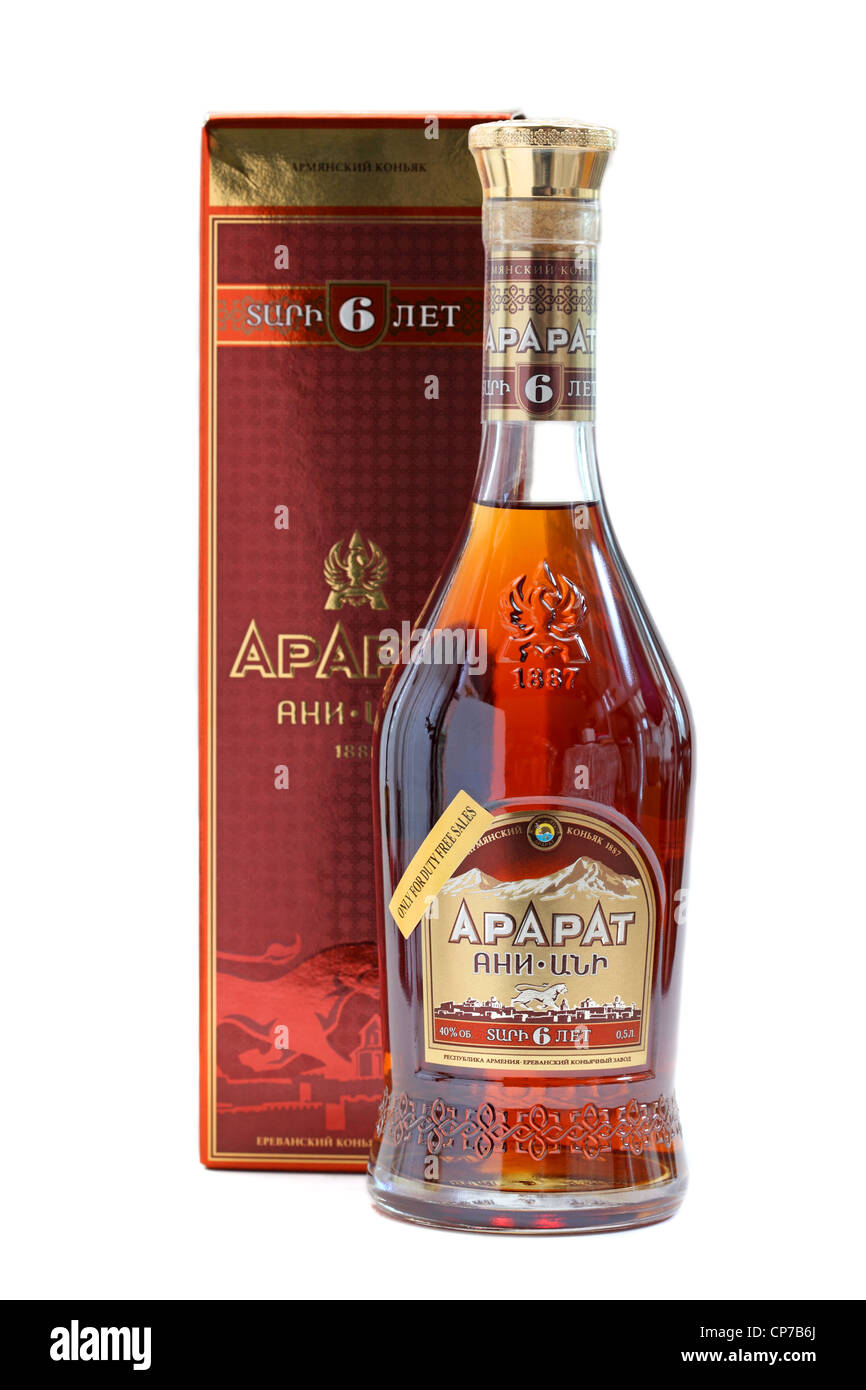 Armenian cognac bottle hi-res stock photography and images - Alamy