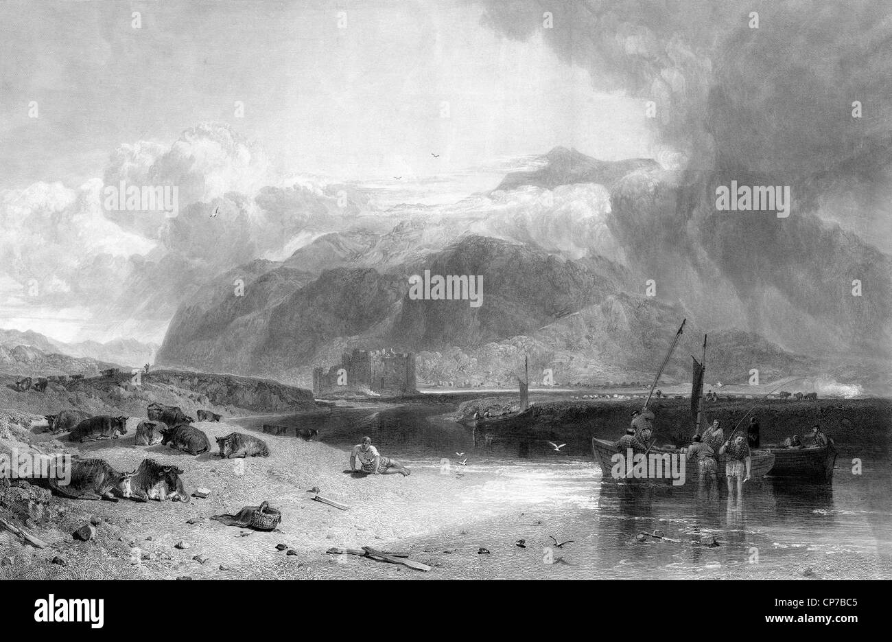 Scotland 1800s engraving hi-res stock photography and images - Alamy