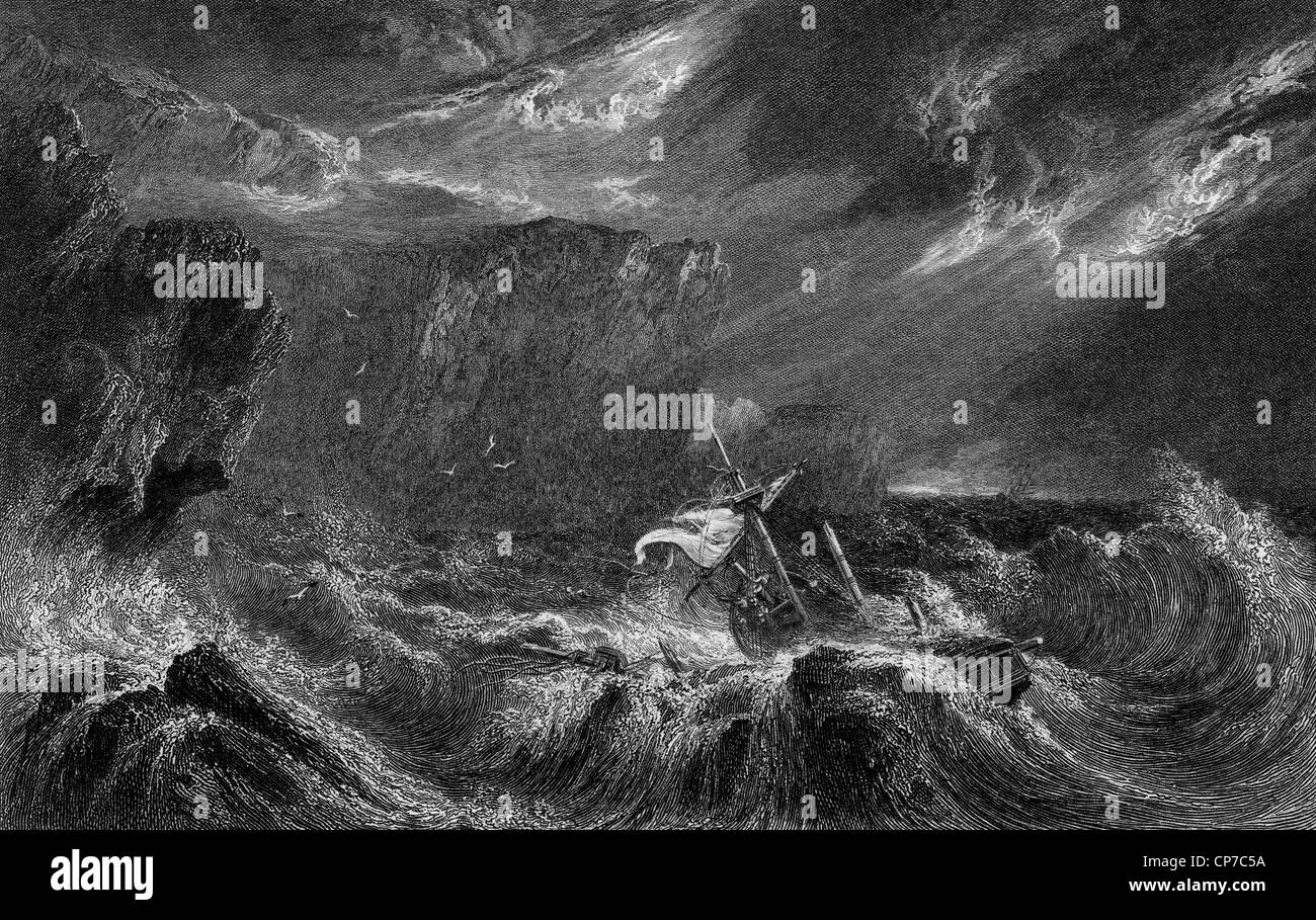 Sailing boat sea in Black and White Stock Photos & Images - Alamy