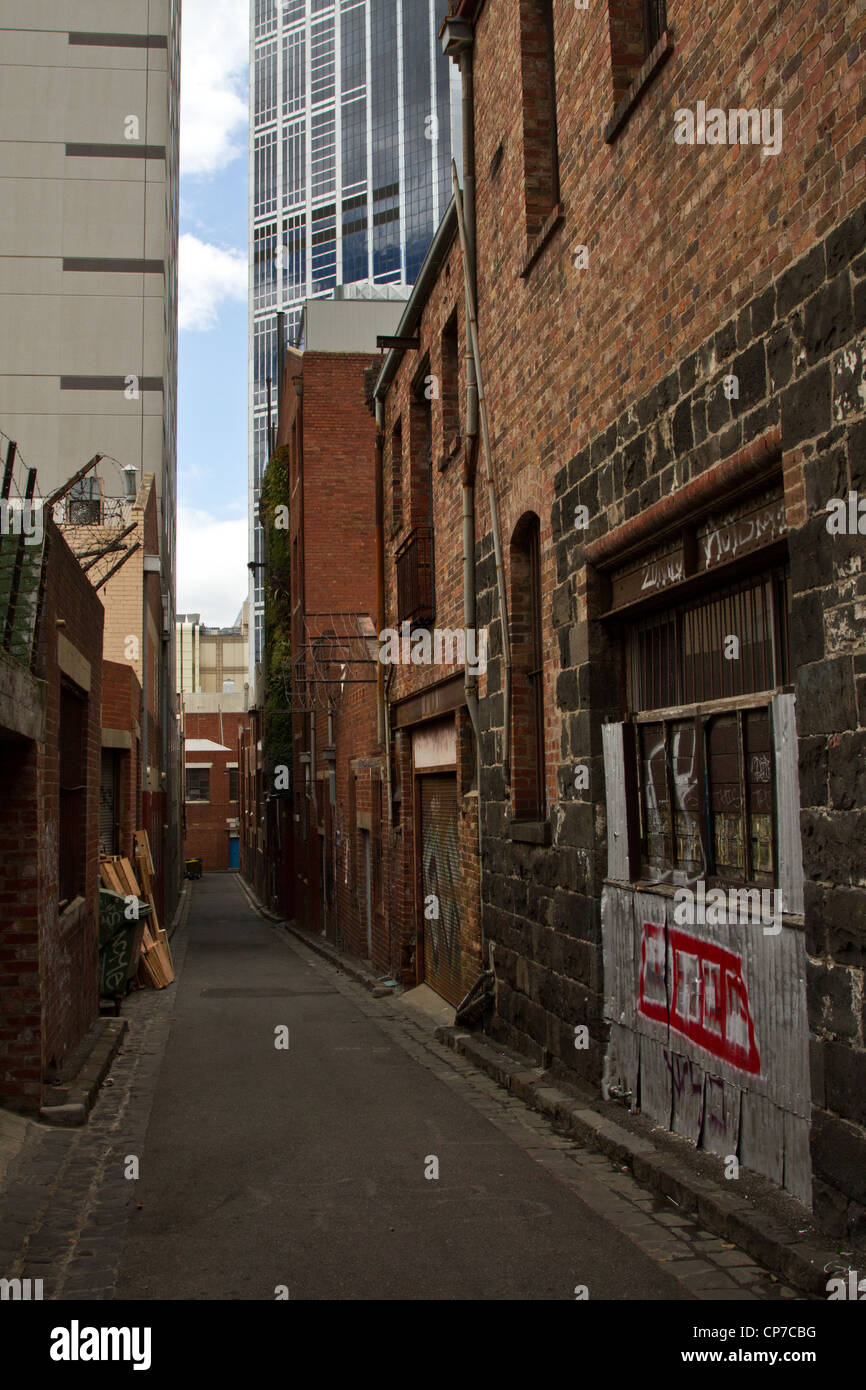 Collins street melbourne lanes hi-res stock photography and images - Alamy