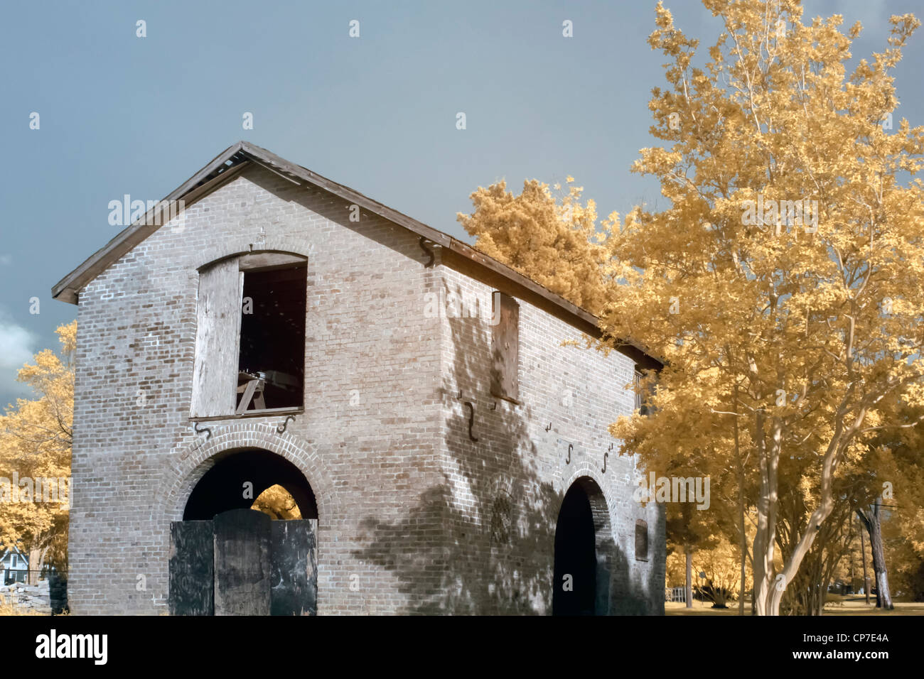 Hammond House, a former courthouse and jail, Calvert Texas Stock Photo ...