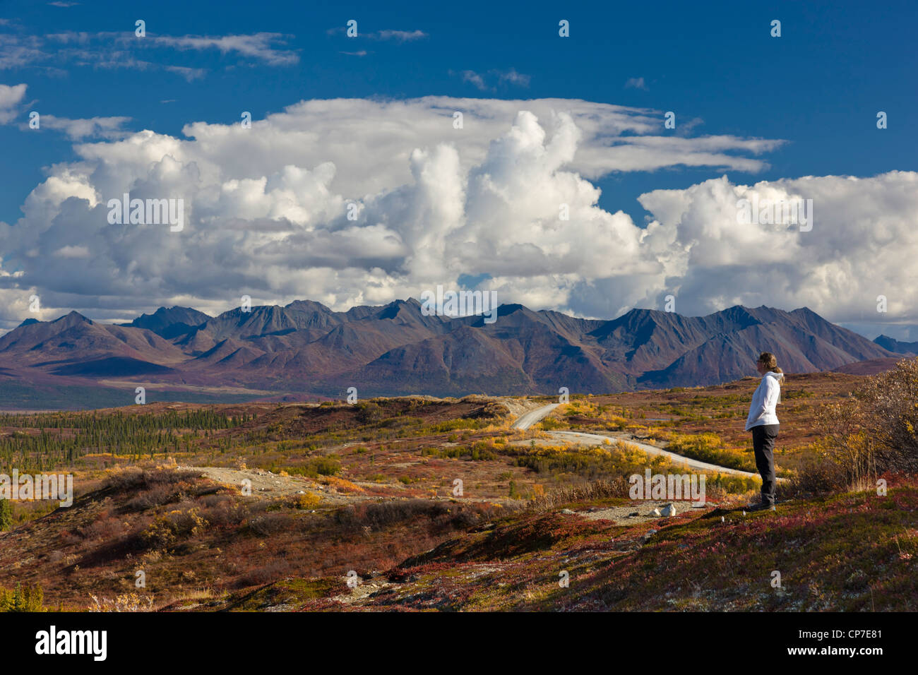 Group of people looking over mountain hi-res stock photography and ...