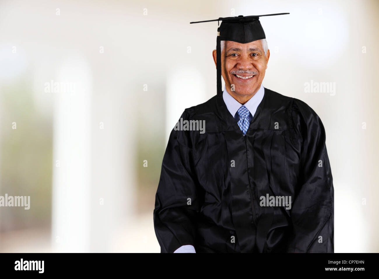 Senior citizen who has graduated from school Stock Photo - Alamy