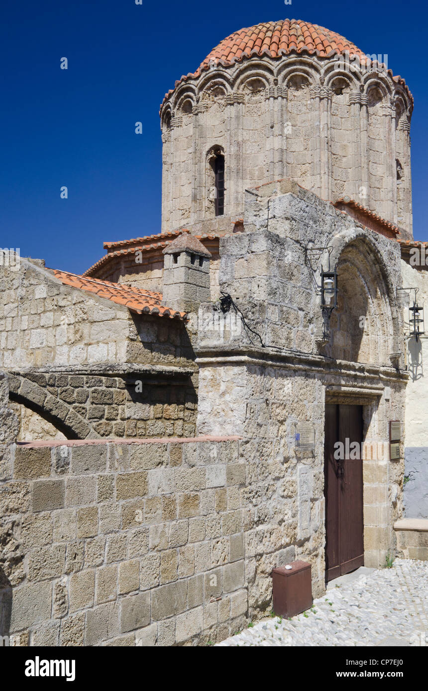 Agios Georgios, a Byzantine church in medieval Rhodes Town, Rhodes ...