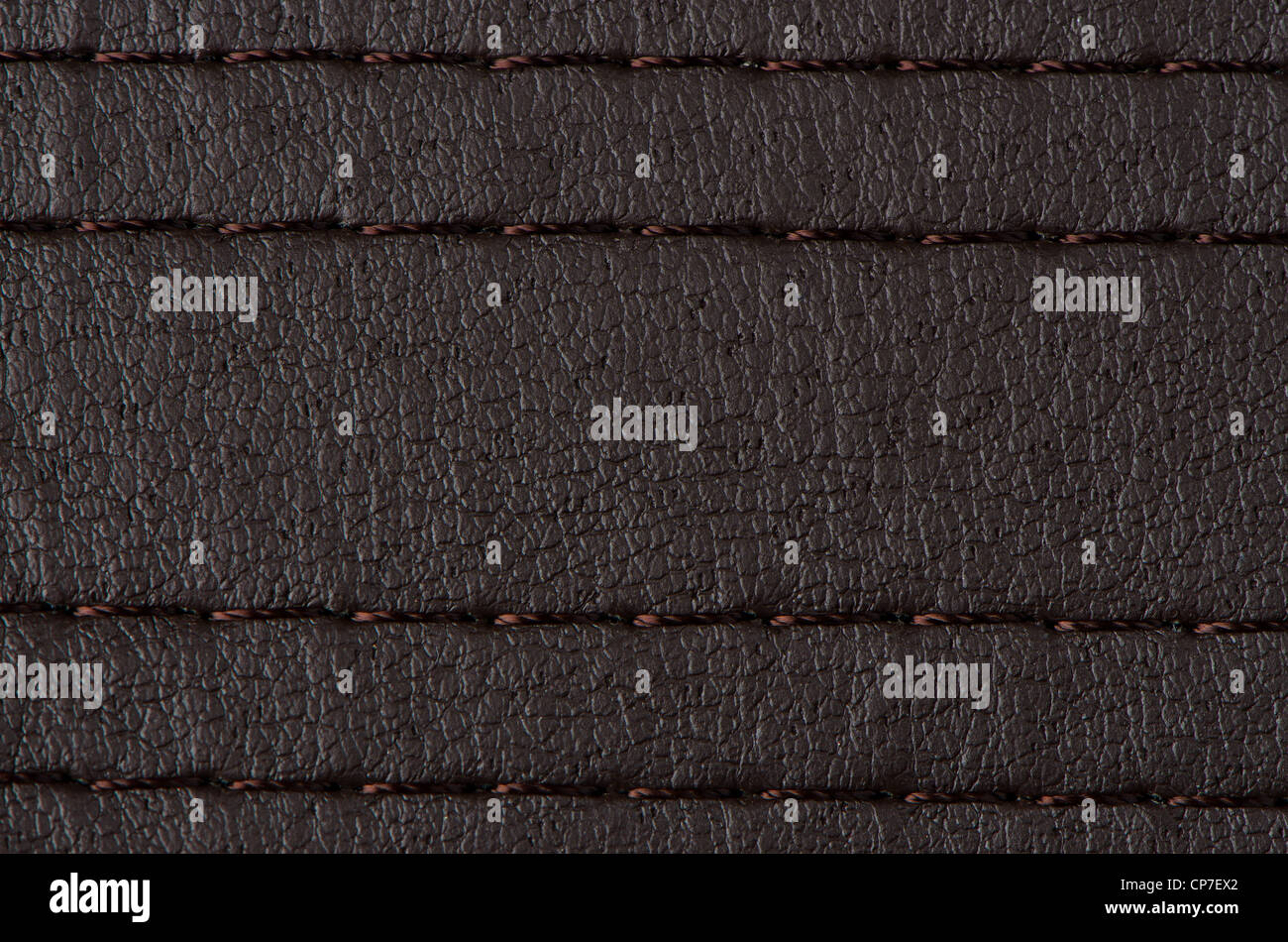 Closeup on a leather texture with a linear stitch Stock Photo - Alamy